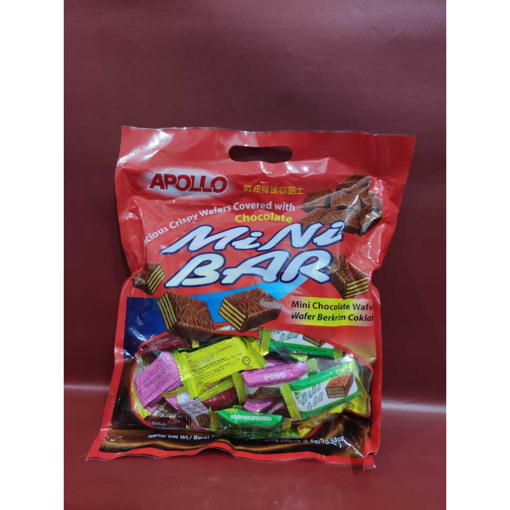 Jual Apollo Coklat Mini Bar 300gr isi 50pcs | Shopee Indonesia