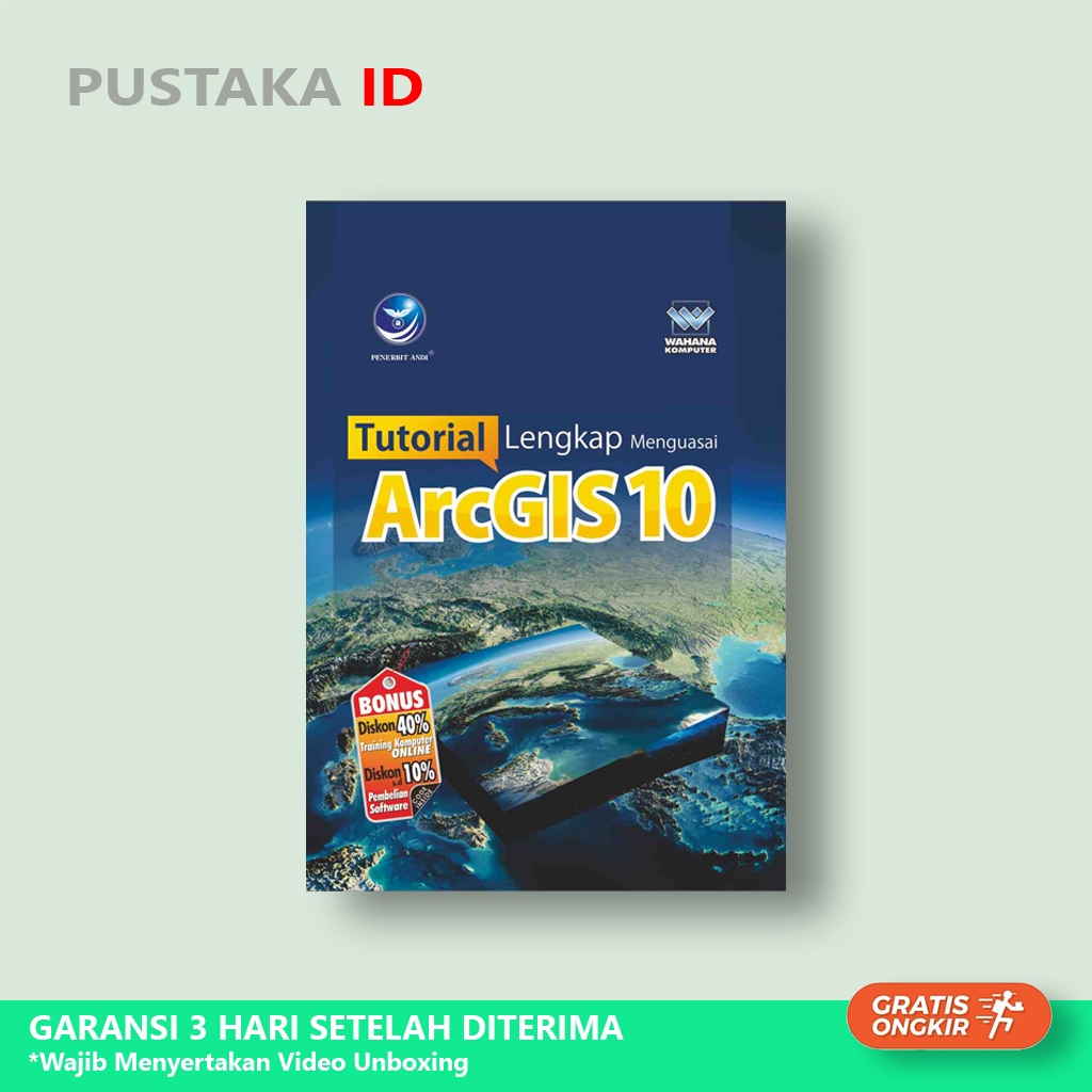 Jual Buku Tutorial Lengkap Menguasai ArcGIS 10 - Original | Shopee Indonesia