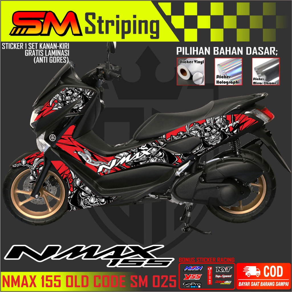 Jual Striping Variasi Stiker Nmax OLD striping variasi YAMAHA NMAX OLD ...