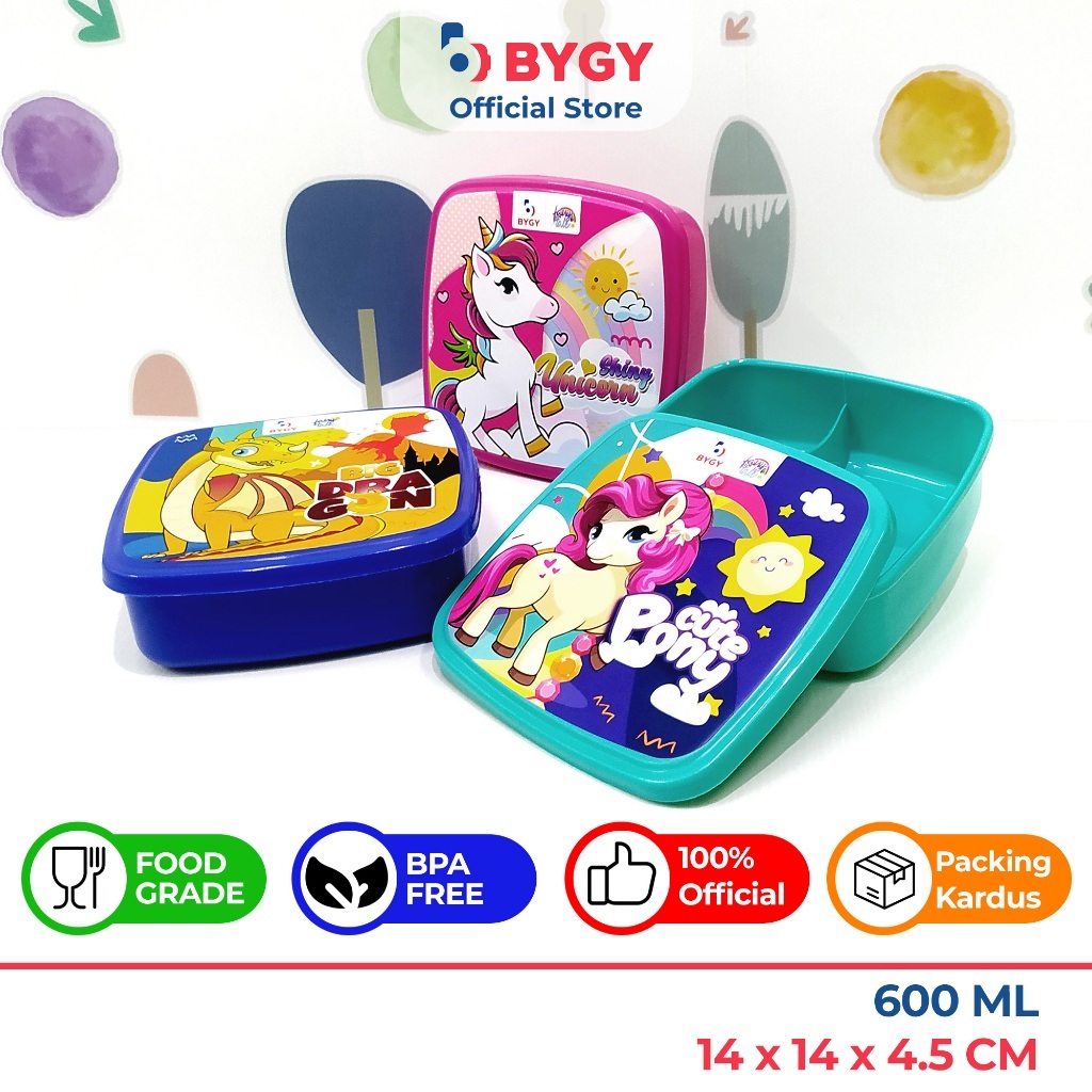 Jual LUNCH BOX LUCKY 480ML SEKAT 2 TEMPAT MAKAN SOUVENIR ULANG TAHUN FOOD GRADE BYGY | Shopee ...