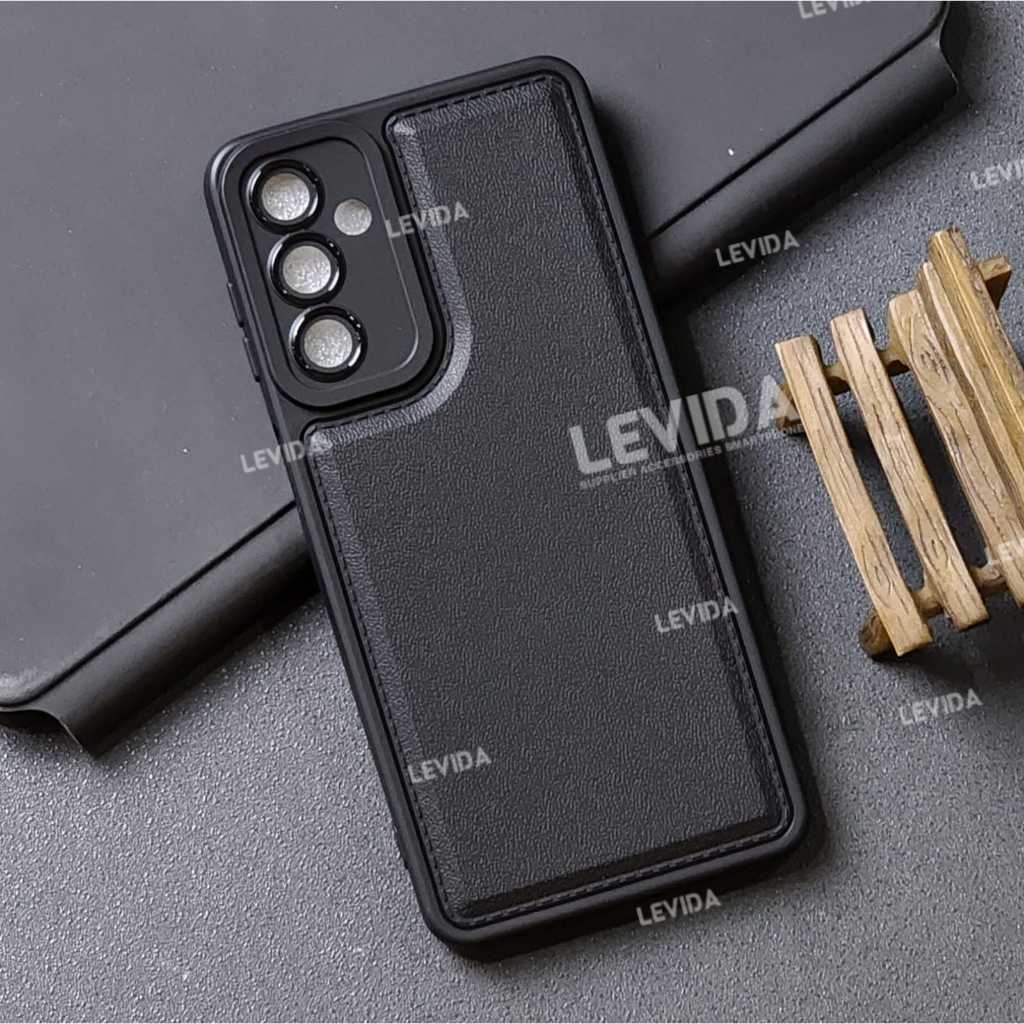 Jual Samsung M54 5g Luxury Case Leather Pro Kamera Black Samsung M54 5g ...