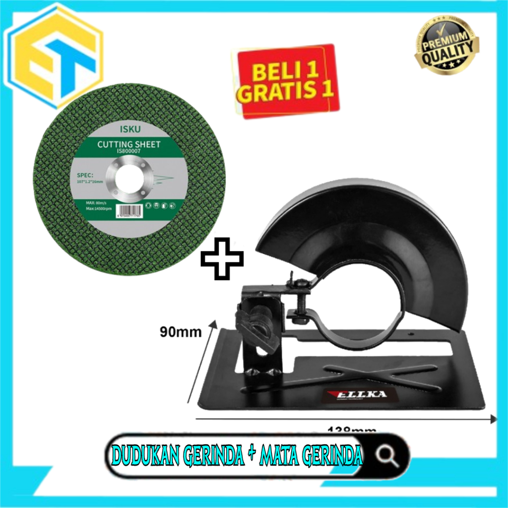 Jual Dudukan Gerinda Tangan + Cover + Stand Holder + 1 Mata Gerinda ...