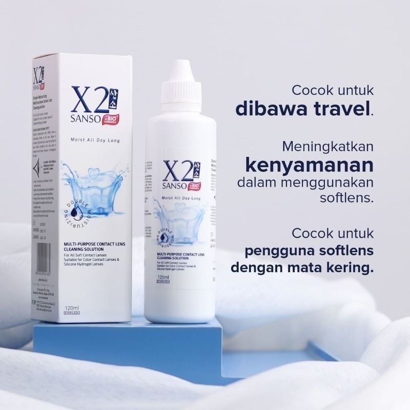 Jual AIR SOFTLENS X2 SANSO + BIO FORMULA NEW 60 ML | Shopee Indonesia