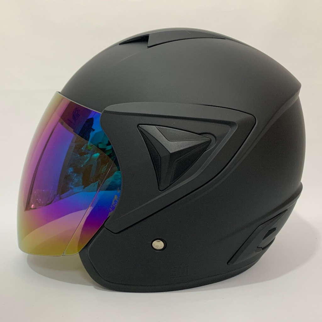 Jual Helm JP13 Hitam Doff - Polos Solid - BXP - Single Visor - Helem ...