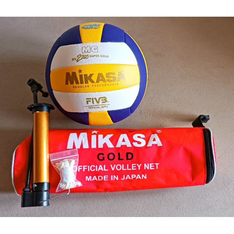 Jual Bola Voli + Pompa Bola + Net Voli (1paket lengkap) | Shopee Indonesia