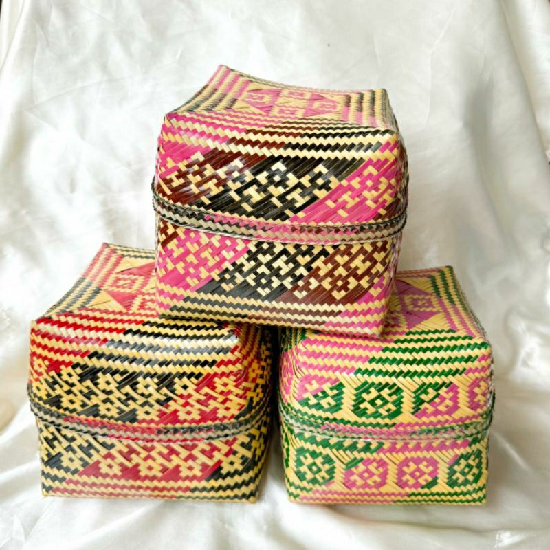 Jual sokasi/keben bahan kulit bambu uk 20-22cm isi pelapis di dalam ...