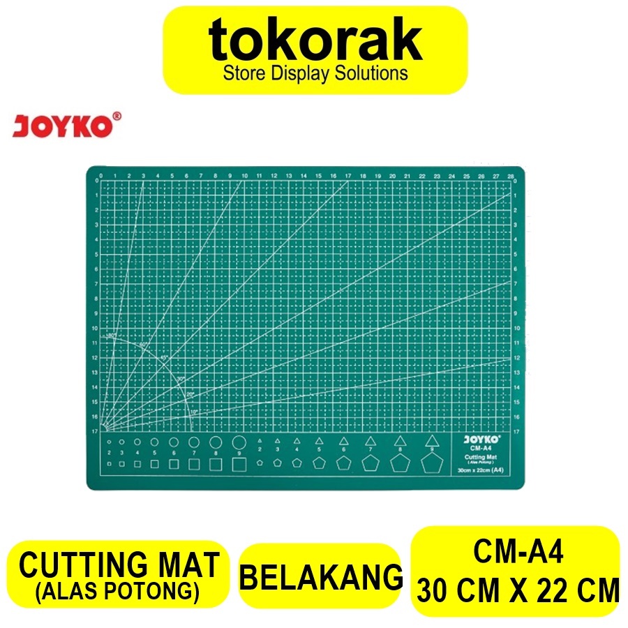Jual CUTTING MAT KERTAS ALAS POTONG A4 JOYKO 30 X 22 CM 2 SISI PAD BOARD | Shopee Indonesia