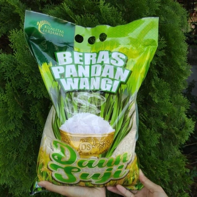 Jual beras pandan wangi cap Daun suji 4 Liter | Shopee Indonesia