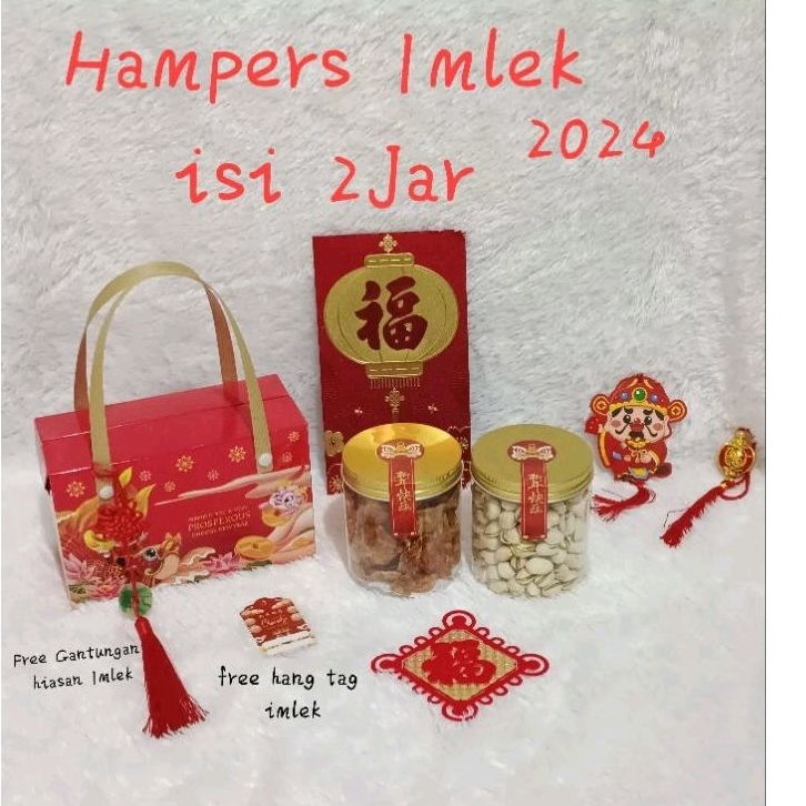 Jual Hampers imlek 2024 / Parcel Imlek 2024 2jar/ Paketan Imlek ...
