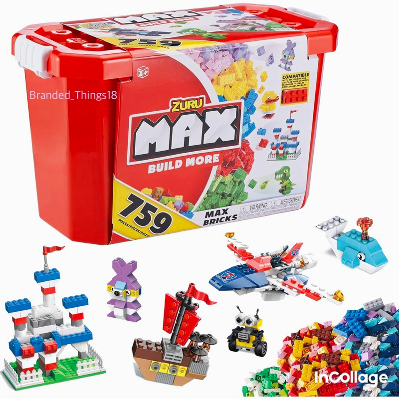 Jual Zuru Max 759 Build More Bricks Balok Brick | Shopee Indonesia