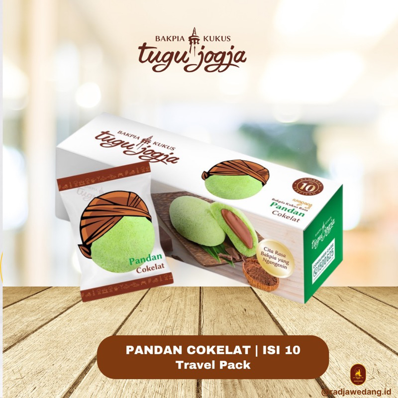 Jual Bakpia Kukus Tugu Jogja Pandan Cokelat Travel Pack - Oleh Oleh ...