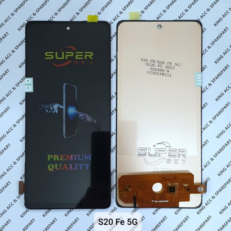 Jual LCD TOUCHSCREEN SAMSUNG GALAXY S20 FE 5G S20FE 5G BLACK INCELL ...
