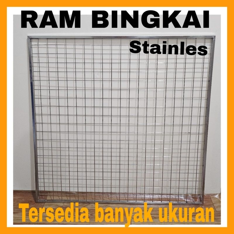 Jual Jaring ram bingkai besi tebal ukuran lebar Kawat display ...