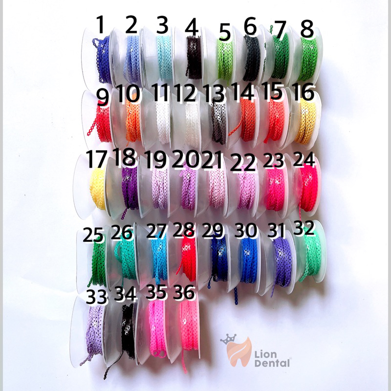 Jual Dental power chain short 30cm karet sambung rantai ortho behel ...
