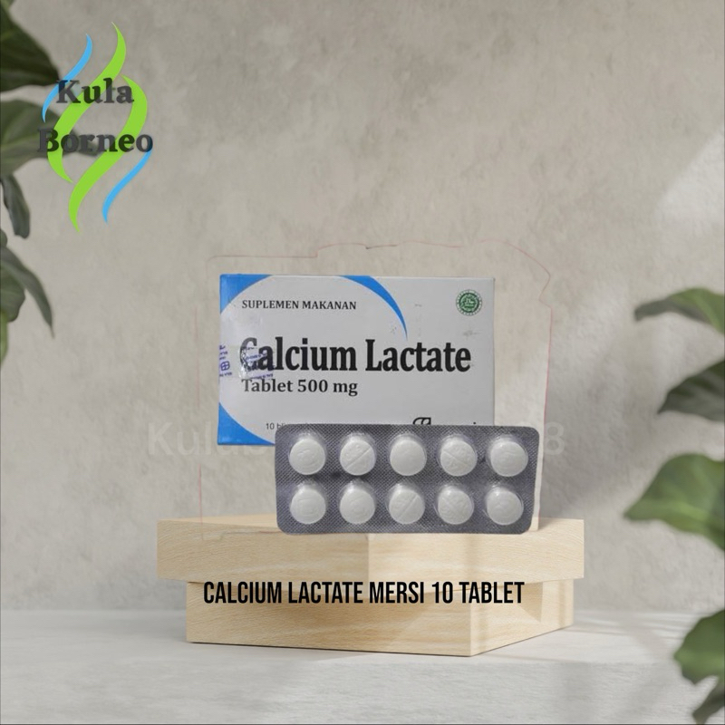 Jual Calcium Lactate 10 Tablet 500 mg | Shopee Indonesia