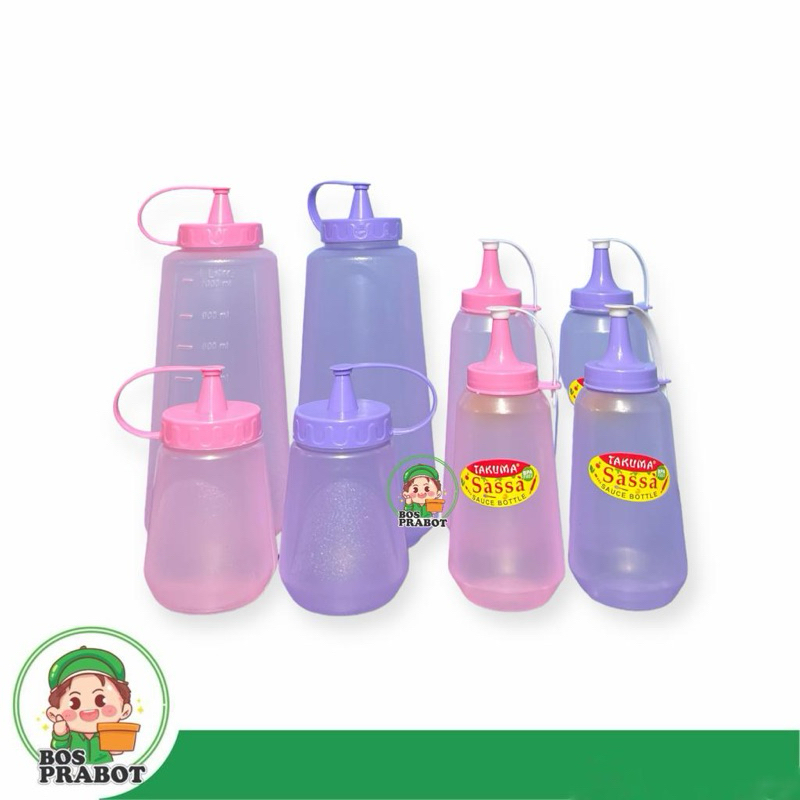 Jual BOTOL REFILL SERBAGUNA 300-1000ML / BOTOL KECAP / BOTOL SAUS ...