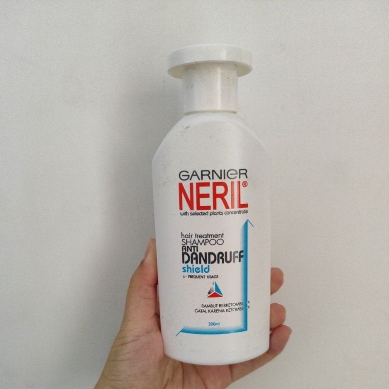 Jual Garnier Neril Shampoo anti dandruff 200ml rambut berketombe ...