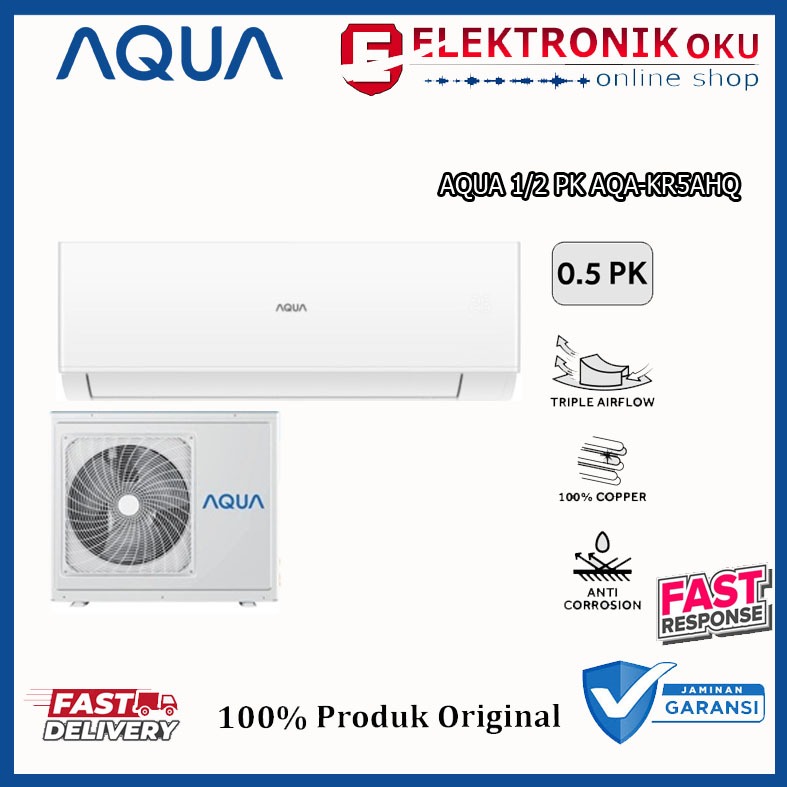Jual AC AQUA AQA-KR5AHQ STANDART + PEMASANGAN GARANSI RESMI | Shopee Indonesia