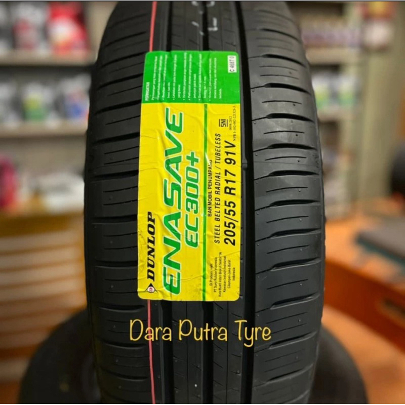 Jual ban 205/55 r17 91V Dunlop Enasave EC300+ Ban Mobil 205 55 17 ( Xpander New) | Shopee Indonesia