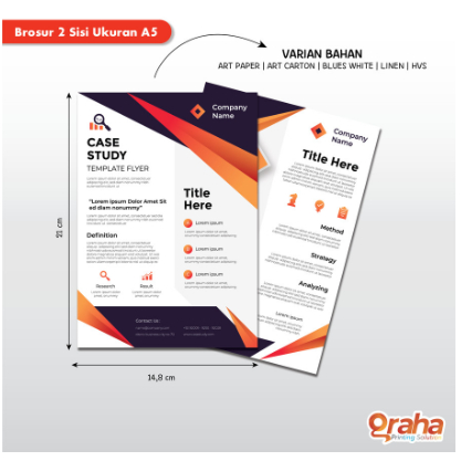 Jual Cetak Brosur / Leaflet / Flyer A5 - 2 Sisi | Shopee Indonesia