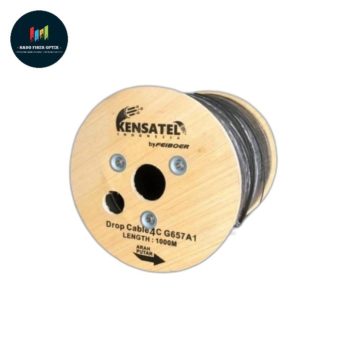 Jual Kabel FTTH Dropcore 4 core 3 seling 1000 meter KENSATEL | Shopee ...