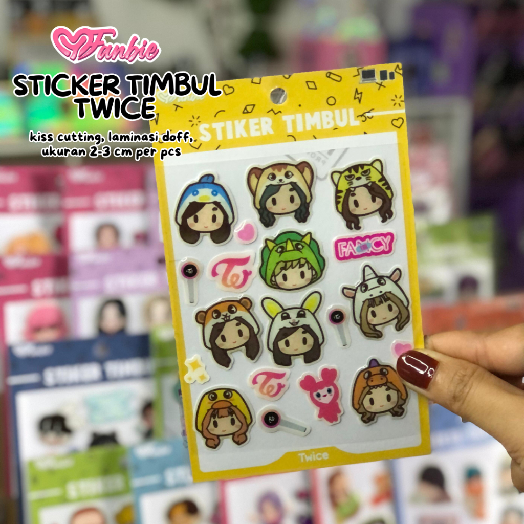 Jual [COD] STIKER TIMBUL TWICE CHIBI | STICKER TWICE CUTE | Shopee ...