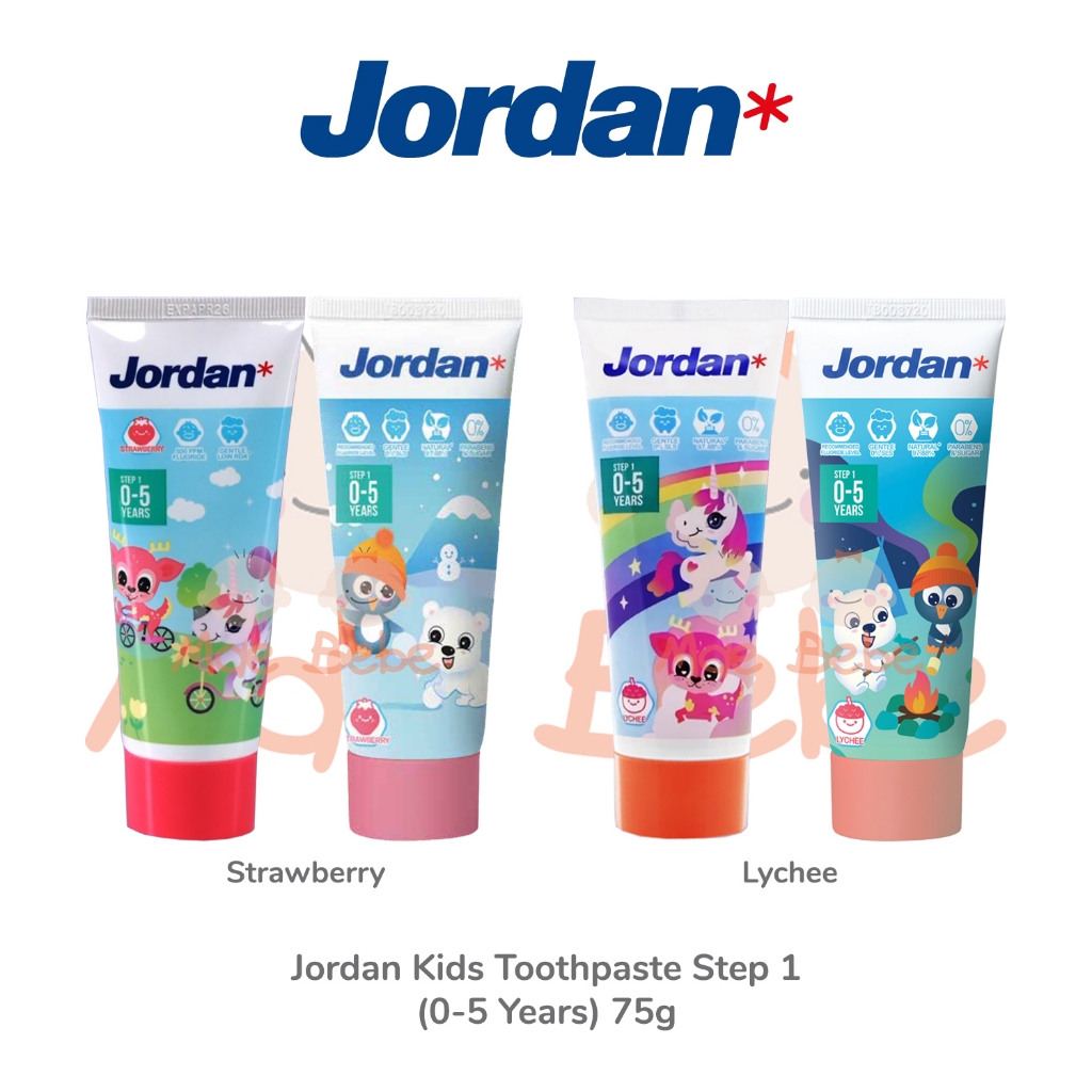 Jual Jordan Kids Toothpaste Step 1 Pasta Gigi Anak 0-5 Tahun 75g ...