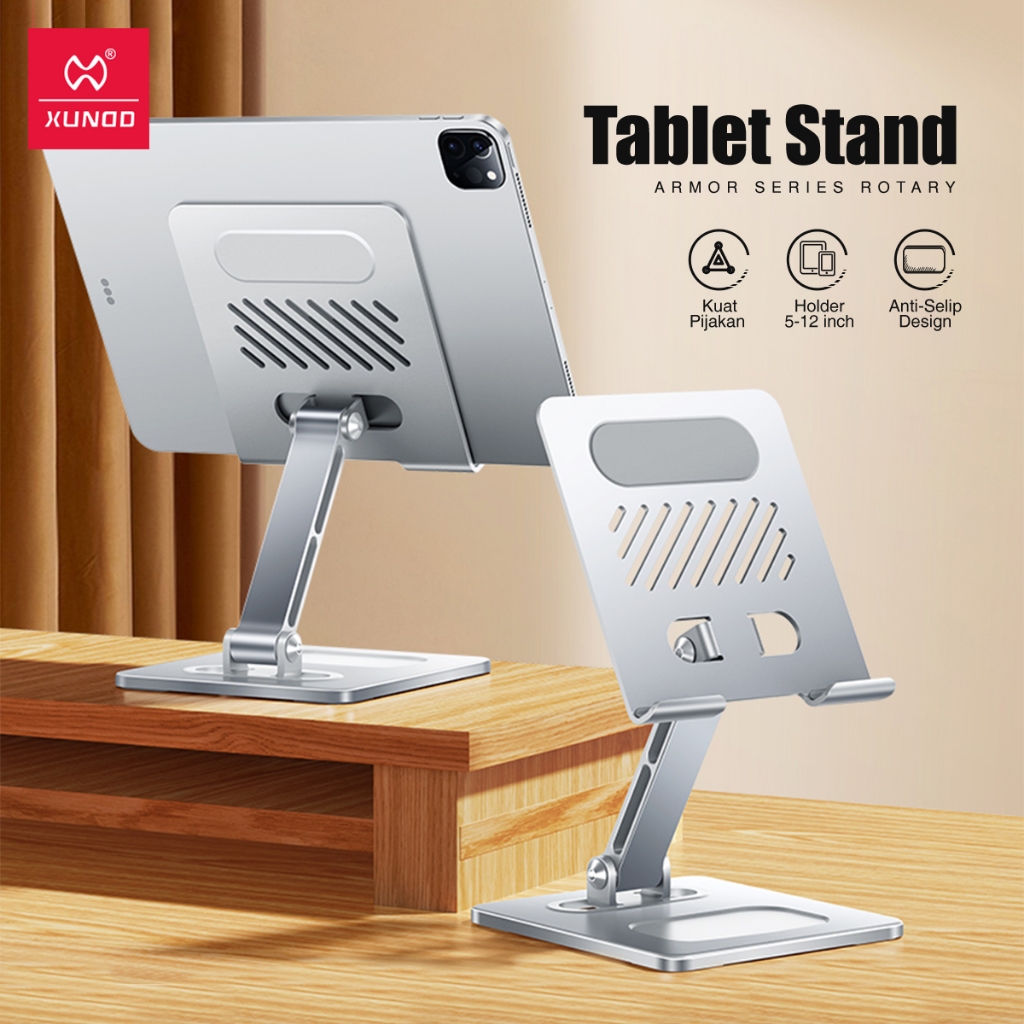 Jual XUNDD Tablet Phone Holder Foldable Dudukan Metal Desktop Phone ...