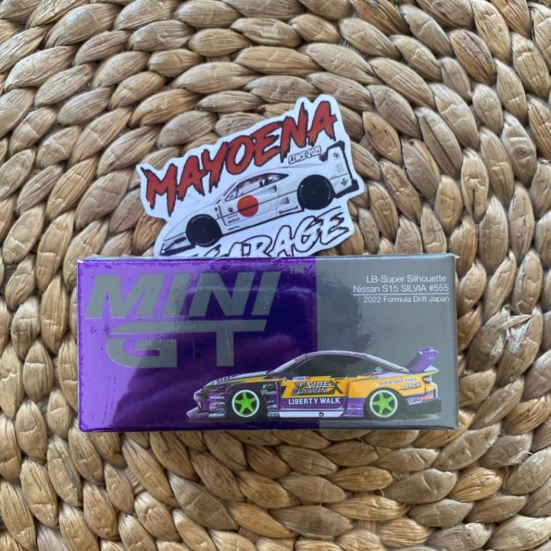 Jual Mini GT 576 LBWK Nissan S15 Silvia #555 2022 Formula Drift Japan ...
