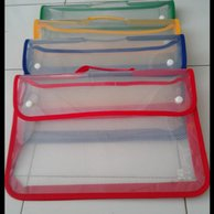 Jual (1 PACK/10PCS) MAP GANTUNG SCHOOL BAG / MAP ZIPPER 2 KANCING TEBAL ...