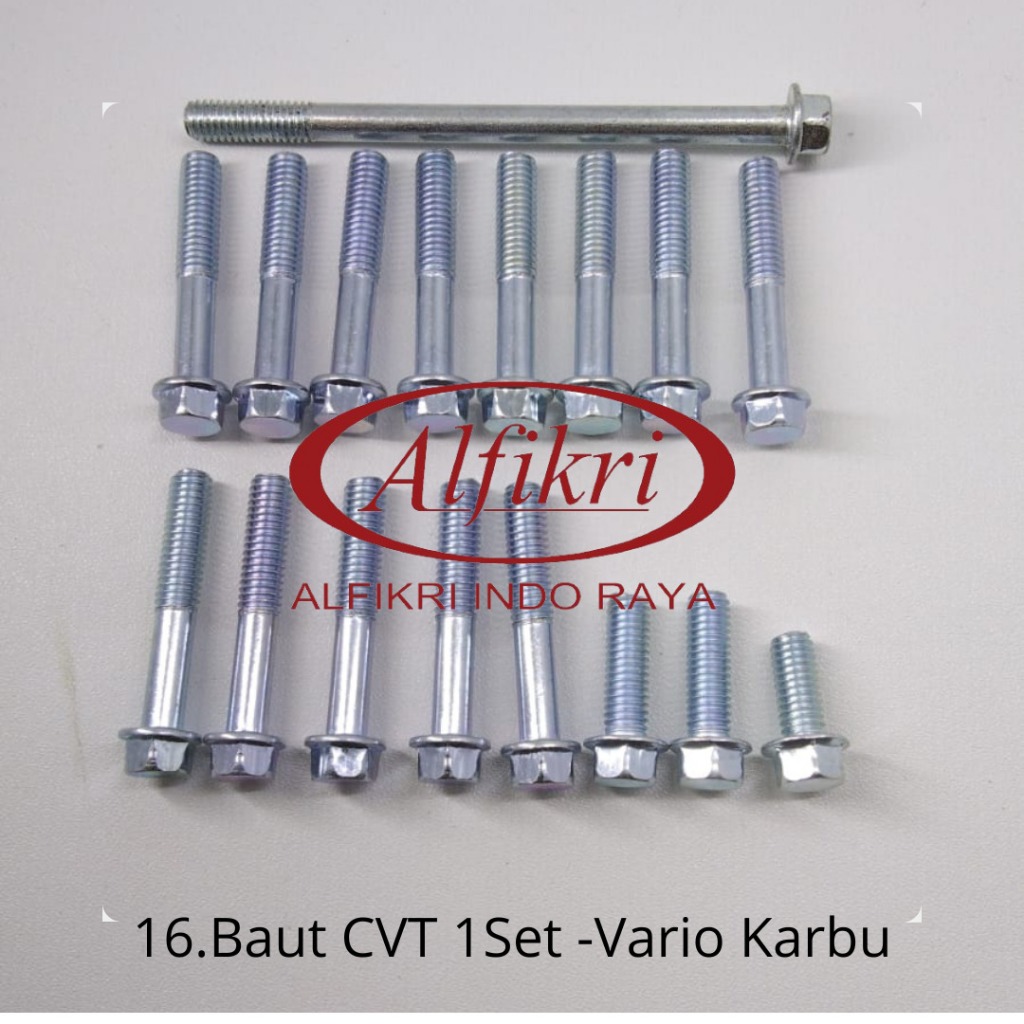 Jual 5- 16 CVT Honda Vario 110 karbu / Baud Baut Cover CVT Vario 110 ...