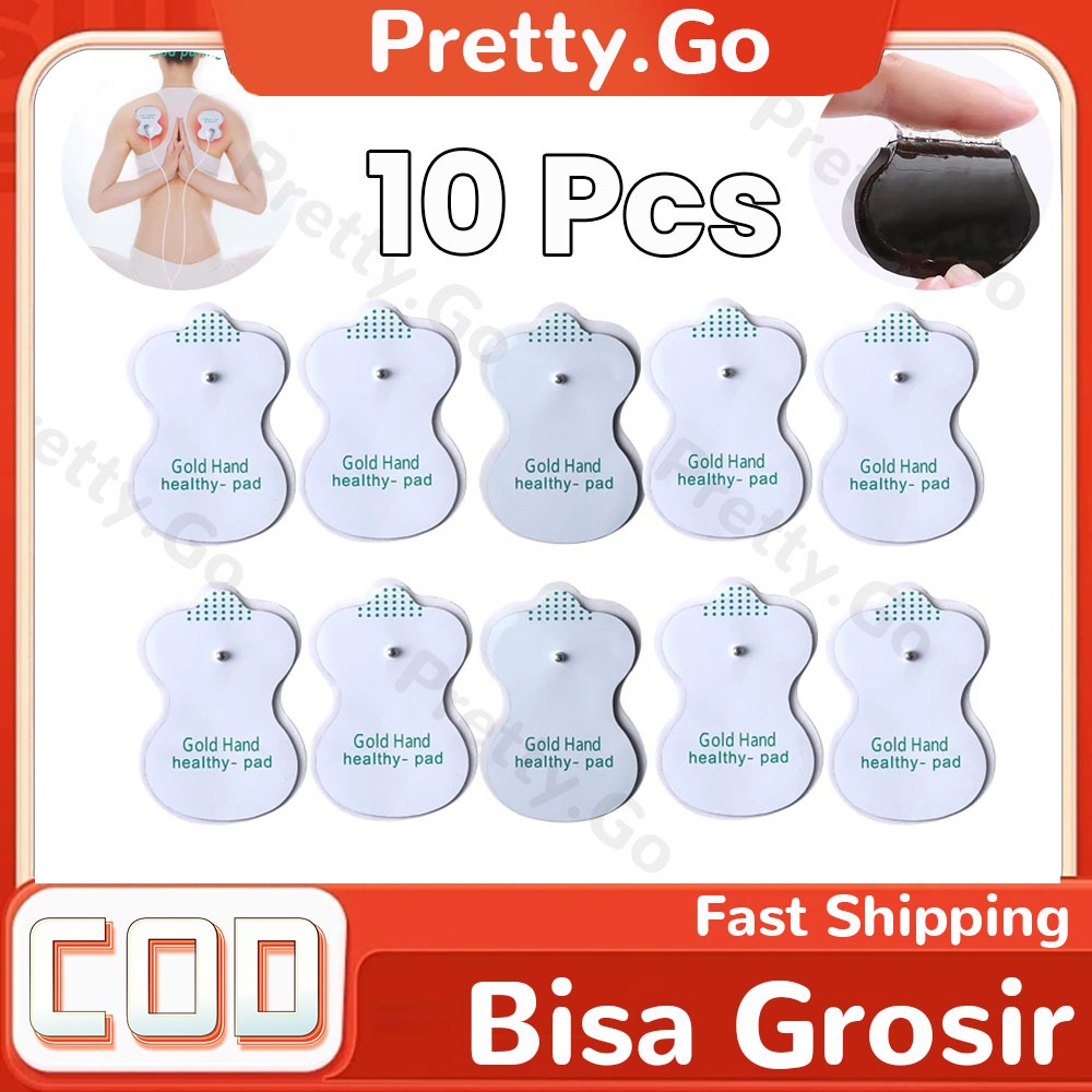Jual 5 /10PASANG Electrode gel pad pads Alat Terapi Therapy Gold Hand ...