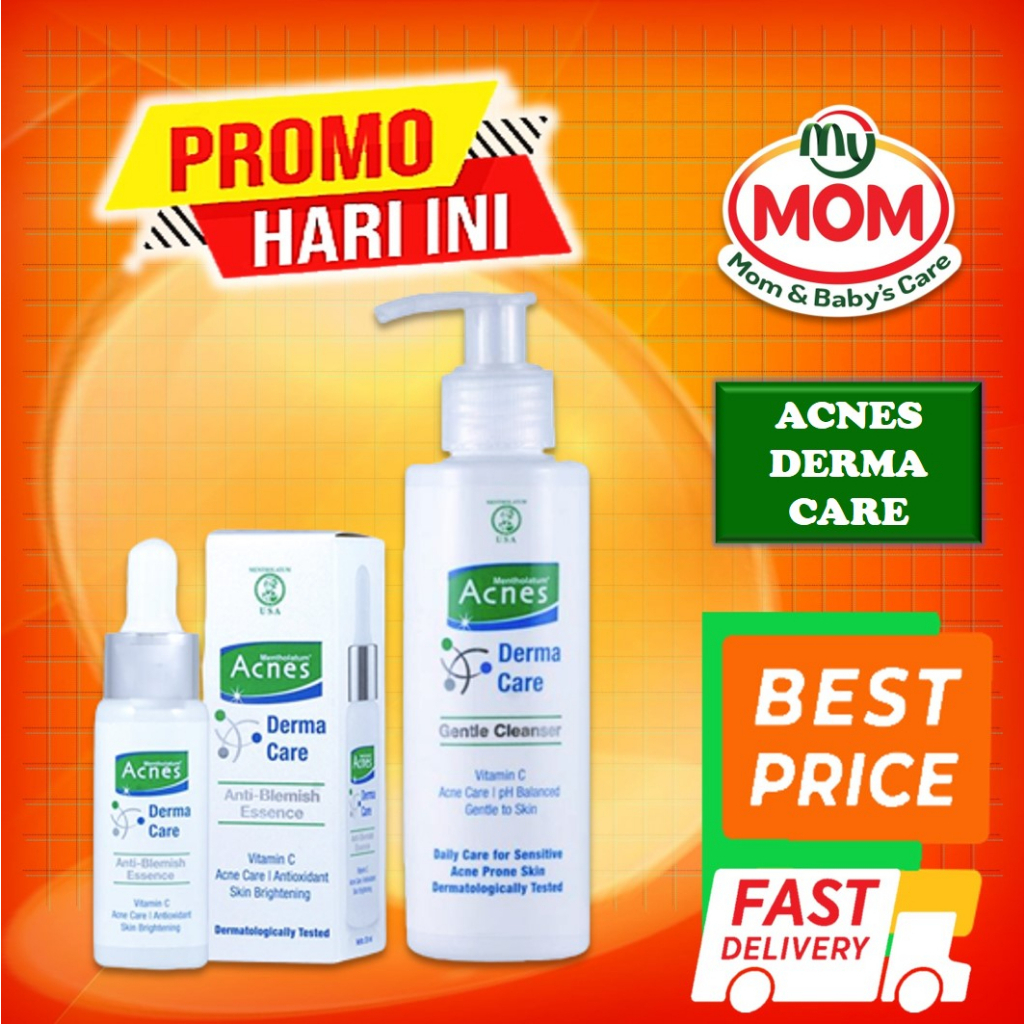 Jual ACNES Derma Care Essence 20ml & Derma Gentle Cleanser 120gr | Acne ...