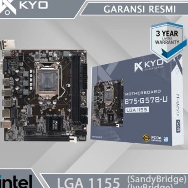 Jual Pilihan Terlengkap Motherboard KAIZEN B75 M2 NVME LGA 1155 DDR3 B75 GARANSI RESMI 3 THN ...