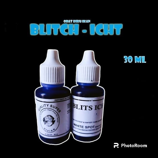 Jual BLITZ ICHT 30 ML OBAT BIRU WHITESPOT, JAMUR DAN ANTI BAKTERI ...