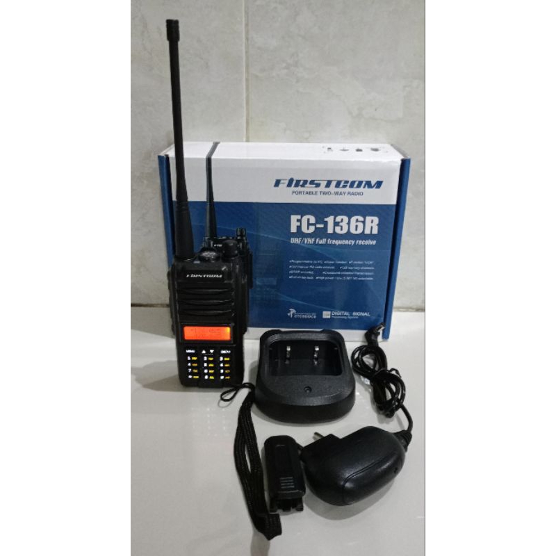 Jual HT Firstcom fc 136R dual band suara kencang jernih | Shopee Indonesia