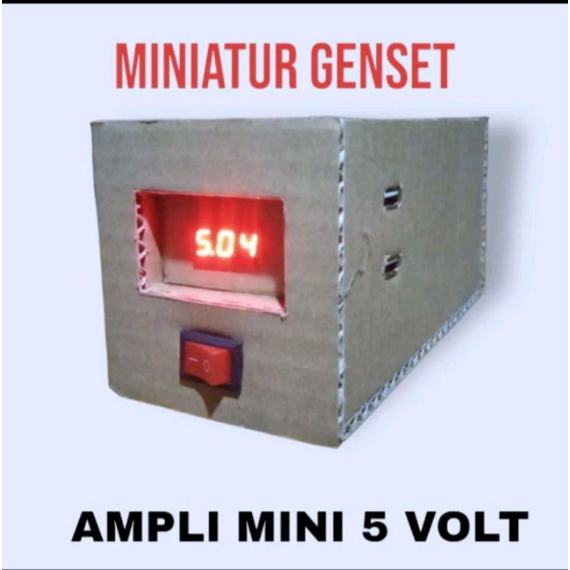 Jual miniatur genset silent buat ampli mini 5 volt | Shopee Indonesia