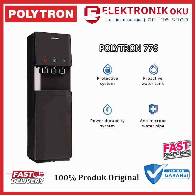 Jual DISPENSER POLYTRON GALON BAWAH PWC 776 GARANSI RESMI | Shopee ...