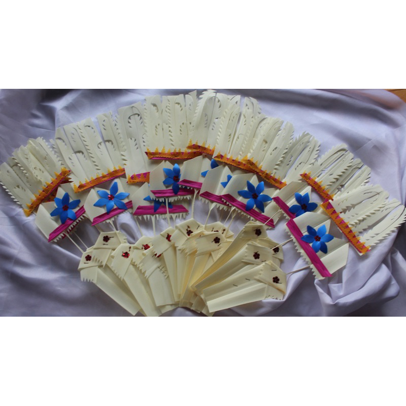 Jual CENIGAN GALUNGAN (10pcs) Cenigan Bali Cenigan Ental Ceniga Bali ...