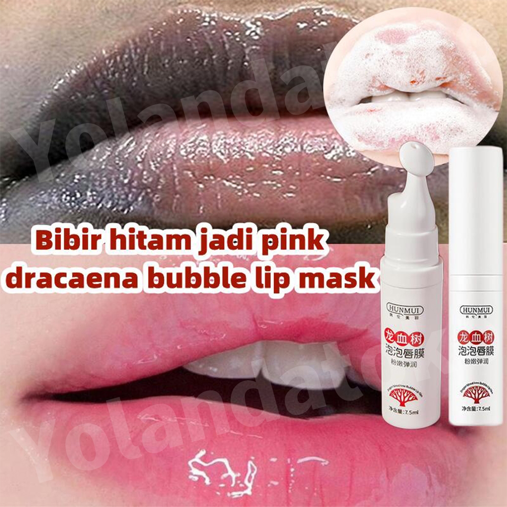 Jual Pohon naga darah alami Bubble lip mask Bibir hitam jadi merah Eksfoliasi Serum bibir untuk ...