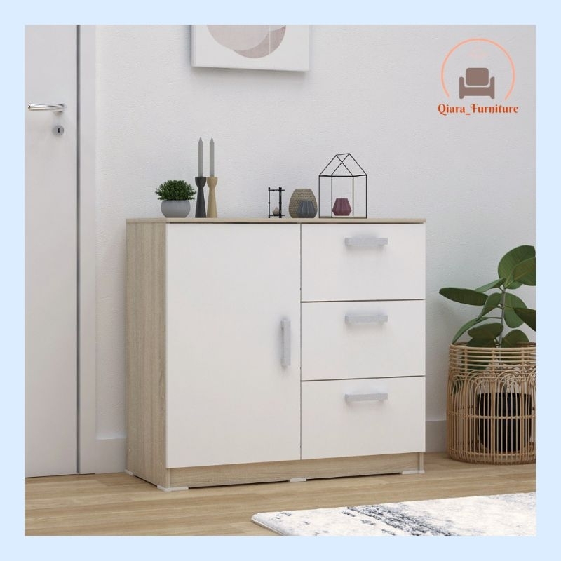 Jual Bufet Minimalis dengan 3 laci - alba baz sb 80 - Pira | Shopee ...