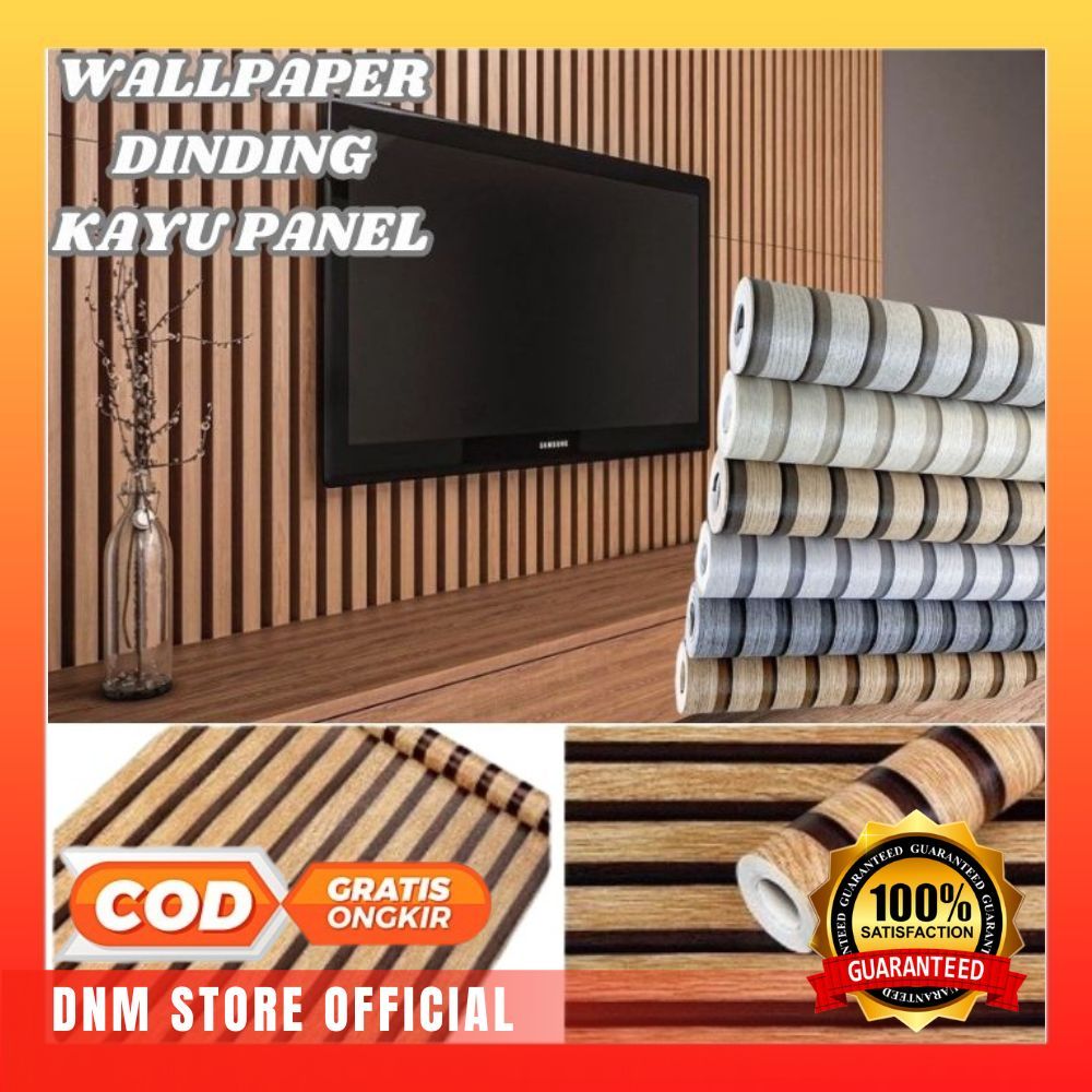 Jual WALLPAPER DINDING ELEGANT PANEL KAYU 45 x 4METER WALLPAPER DINDING ...