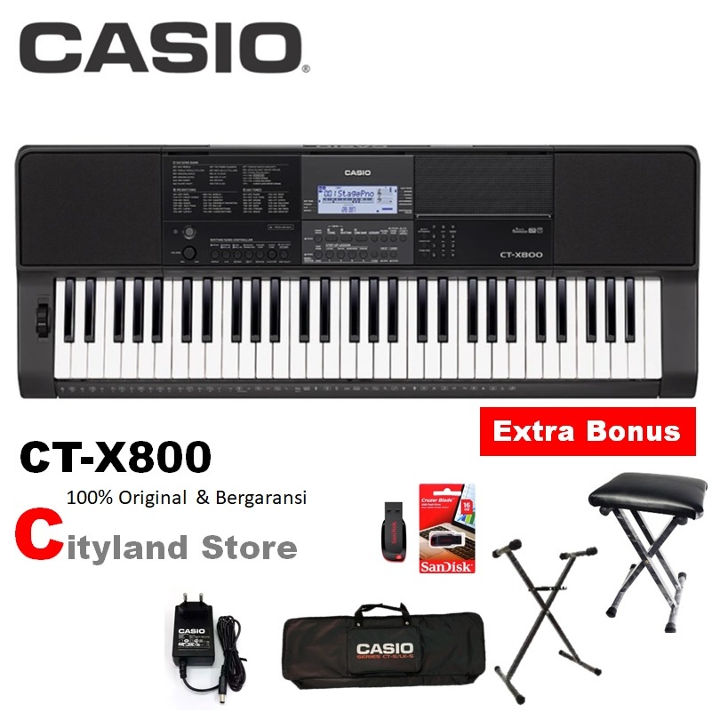 Jual Piano Keyboard Casio CT-X800/ CTX800/ CTX 800 Original Resmi ...