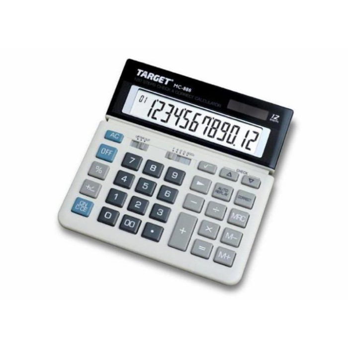Jual Kalkulator / Calculator 12 Digits - Target MC-868L | Shopee Indonesia