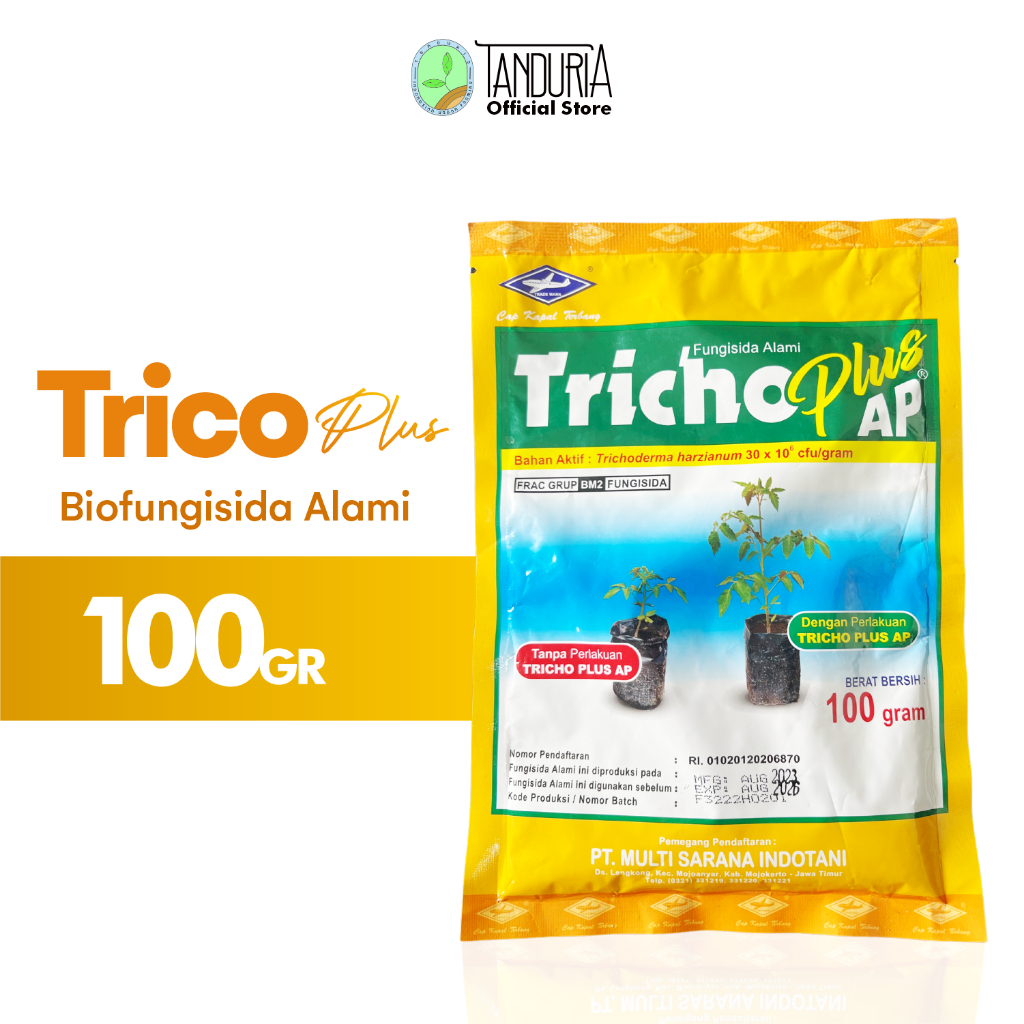 Jual TANDURIA - Tricho Plus AP Fungisida Anti Jamur Patogen 100 Gram ...