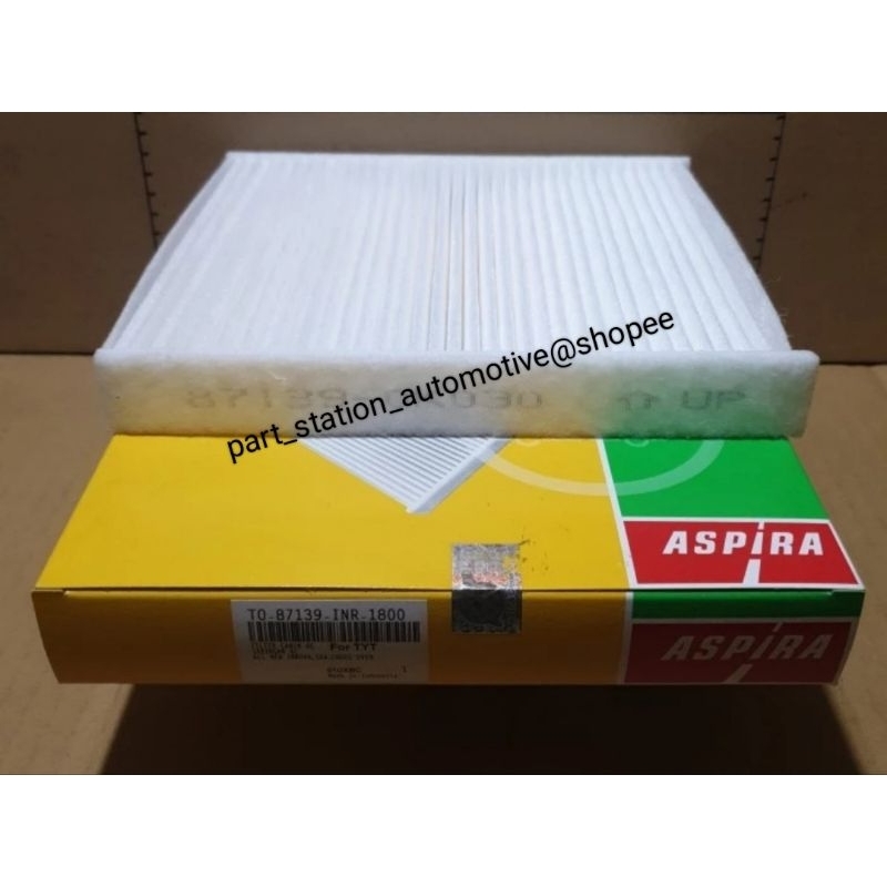 Jual FILTER AC KABIN TOYOTA INNOVA REBORN ASPIRA TO-87139-INR-1800 ...