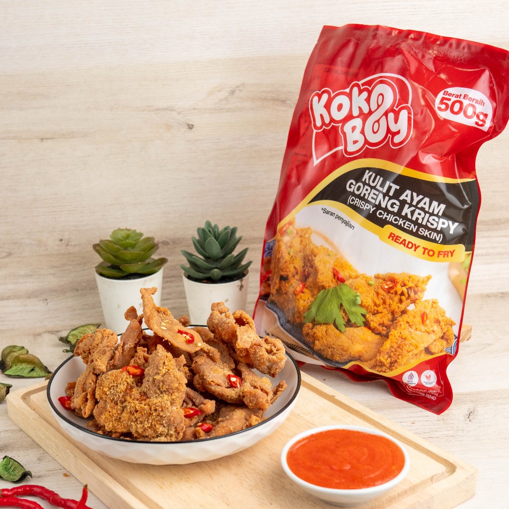 Jual Koko Boy Kulit Ayam Goreng Krispi (Crispy Chiken Skin) *300gr ...
