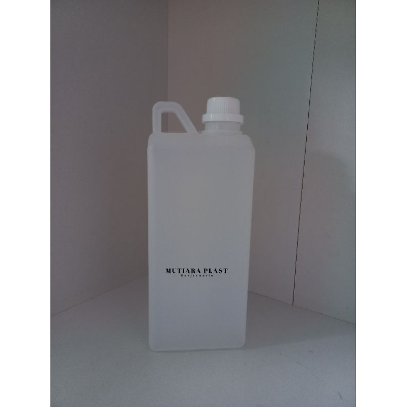 Jual jerigen 1 liter / botol jerigen 1 liter NATURAL (BARU) | Shopee ...