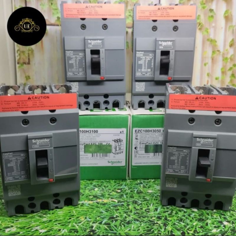 Jual MCCB SCHNEIDER EZC100H 3P 100A 30kA EZC100H3100 ORIGINAL ASLI | Shopee Indonesia