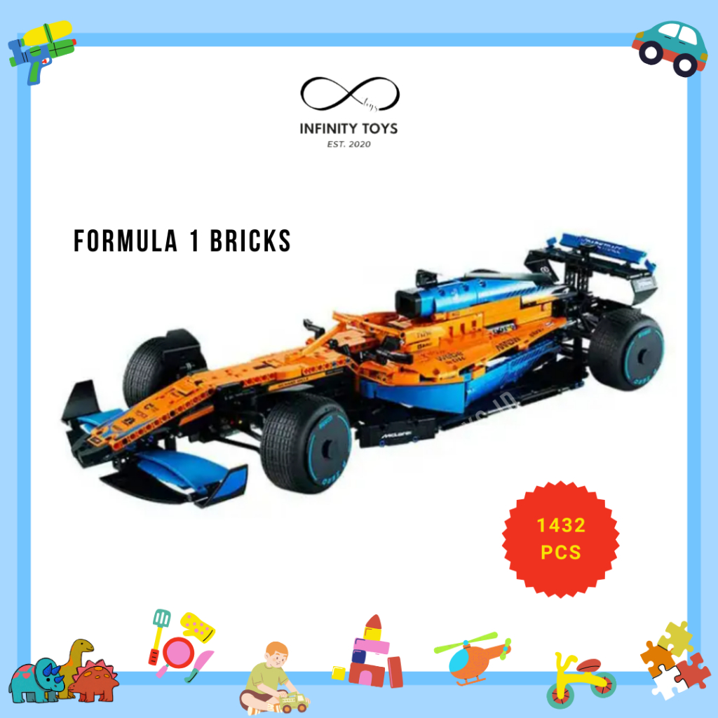 Jual Mainan Brick Mobil Balap McLaren Formula One F1 2022 Sports Car ...